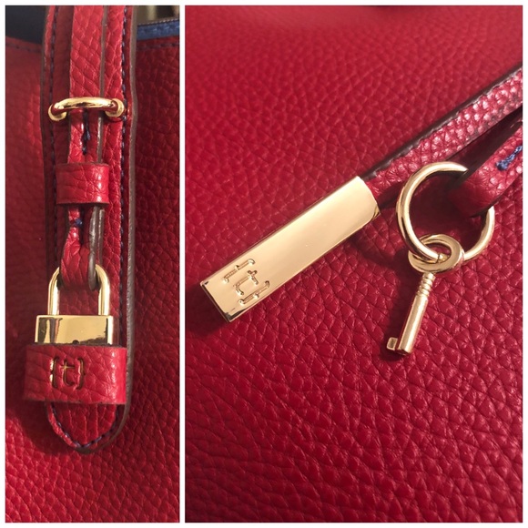 Tutilo | Bags | Tutilo Tech Red And Blue Charging Tote | Poshmark